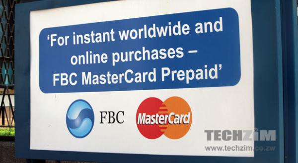 TelOne & Post Office to take FBC Prepaid Mastercard deposits