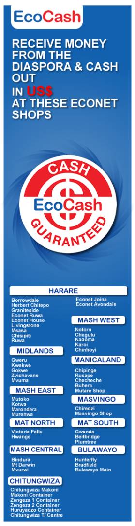 The List Of Econet Shops Where EcoCash Users Can Collect Remittance ...