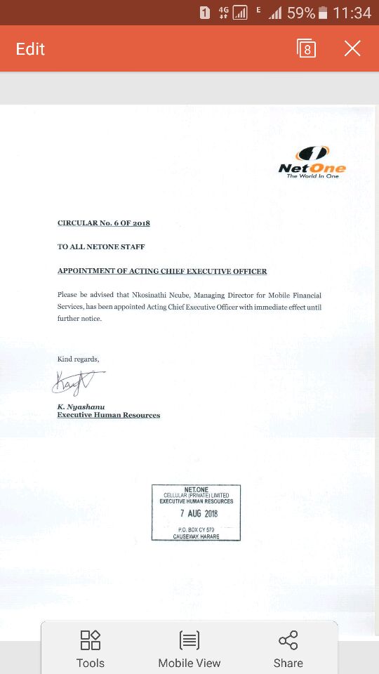 More Twist And Turns : Netone Suspends Its CEO - Techzim