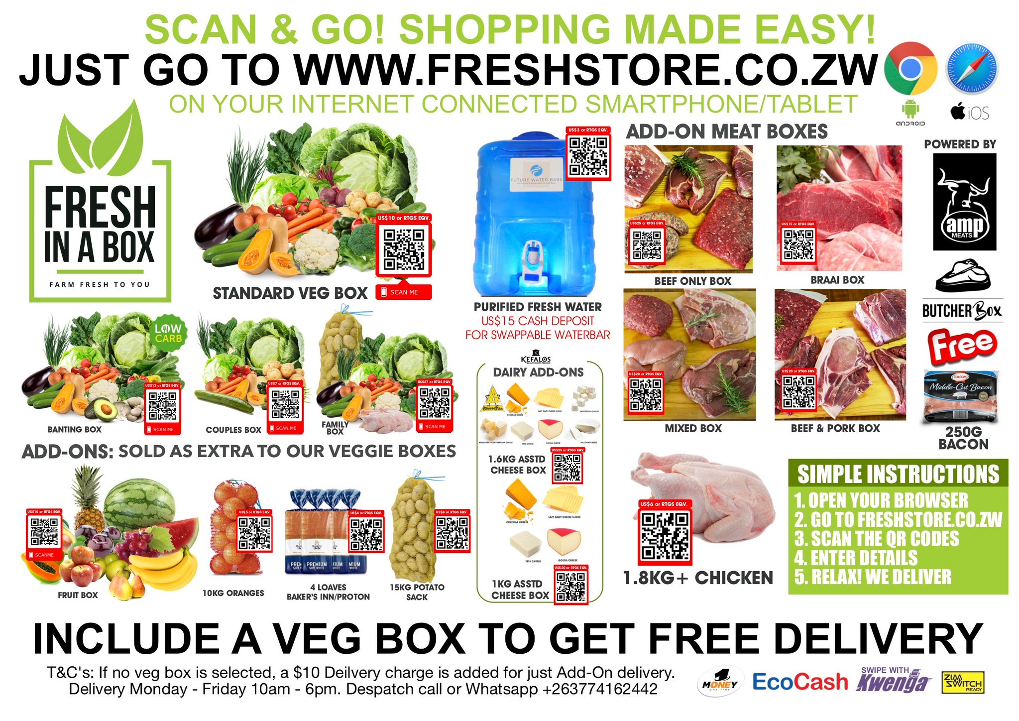 Fresh In A Box Rolling Out QR-Based Store - Techzim