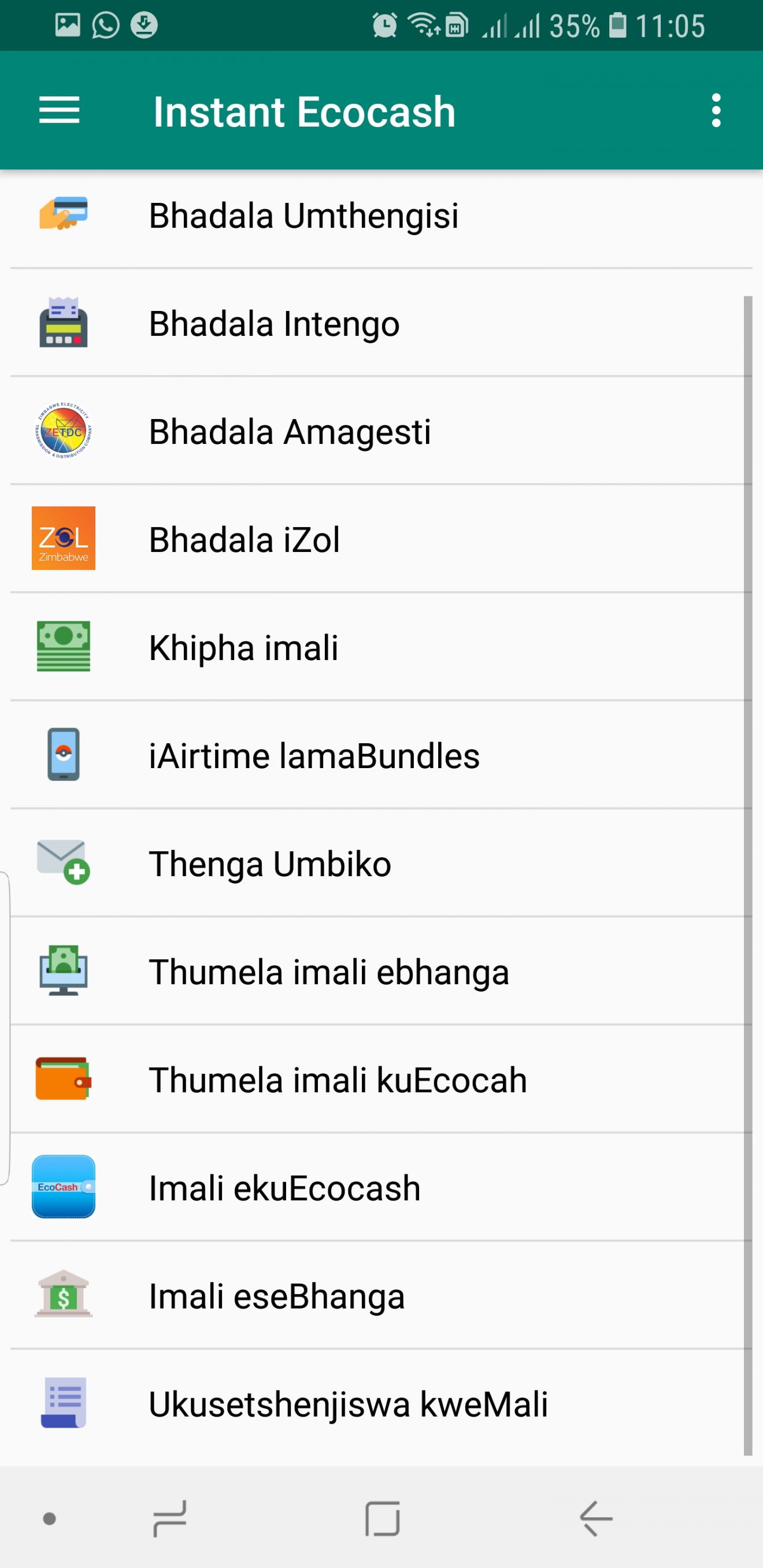 Instant EcoCash App Adds Local Language Support - Techzim