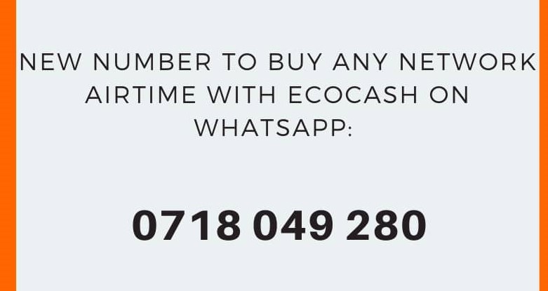 {Updated} Here's How You Can Buy Netone & Telecel Airtime Using EcoCash ...