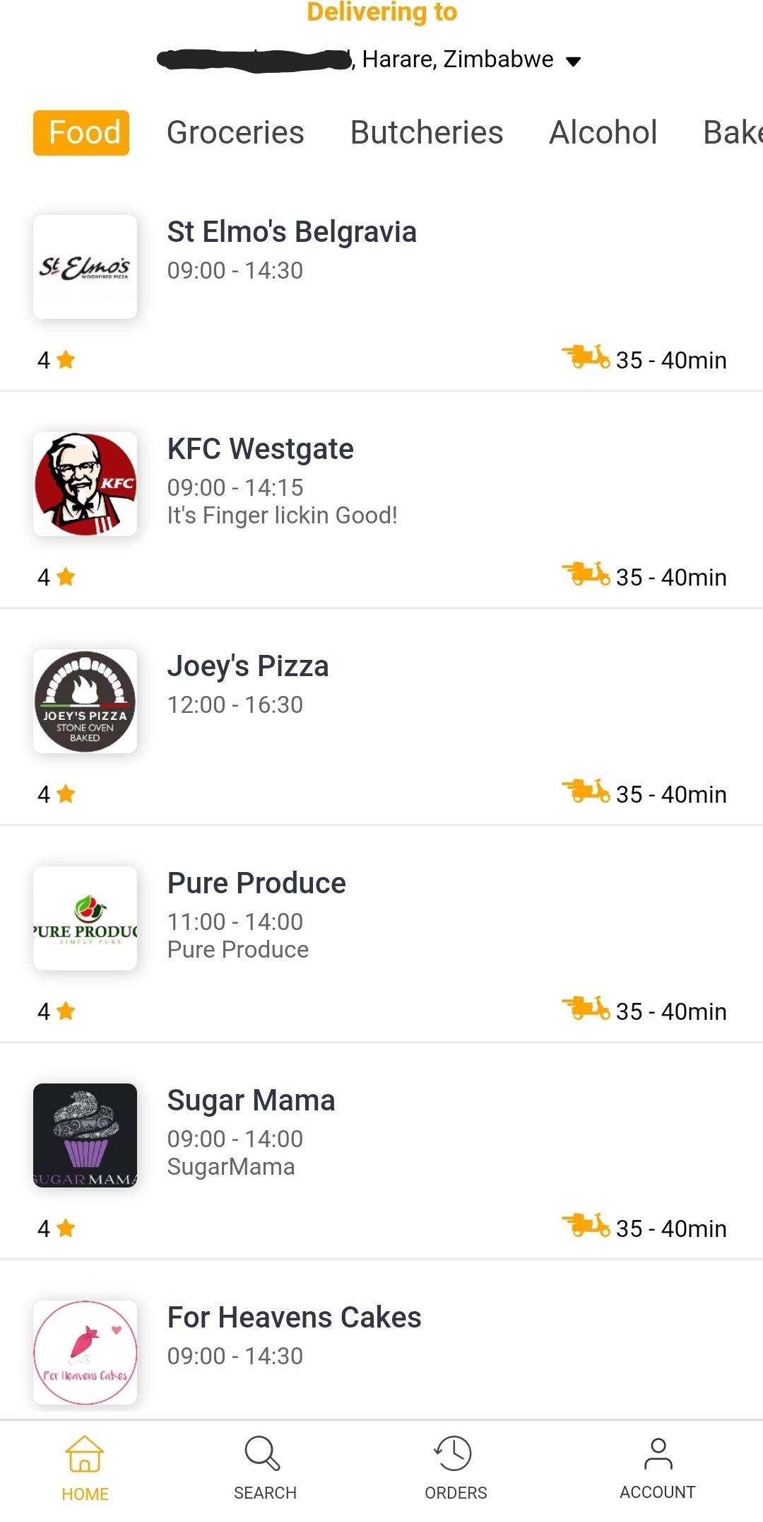Munch Zim redesigns its food delivery app and adds more services - Techzim