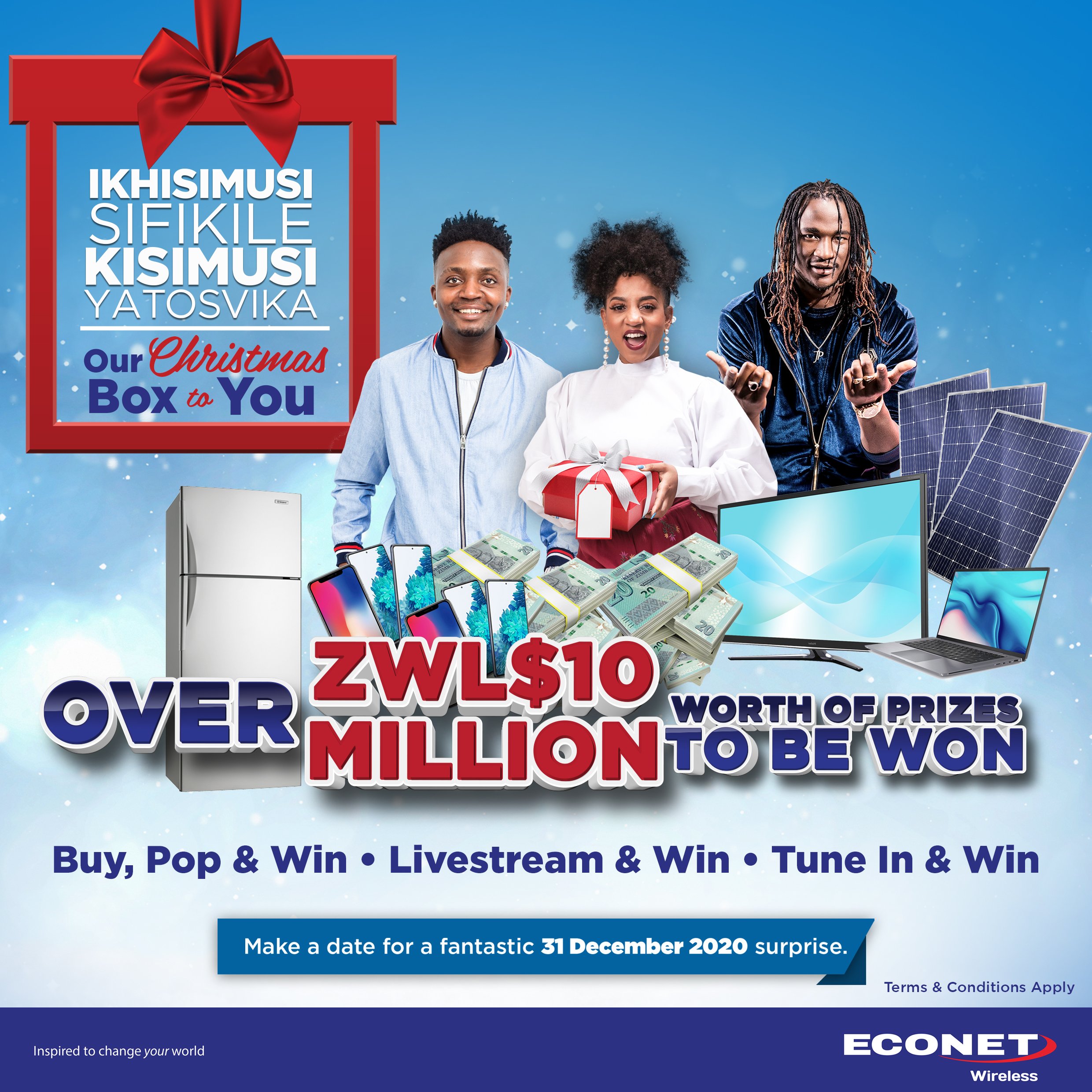 Econet launches ZWL$10 million Christmas promotion - Techzim