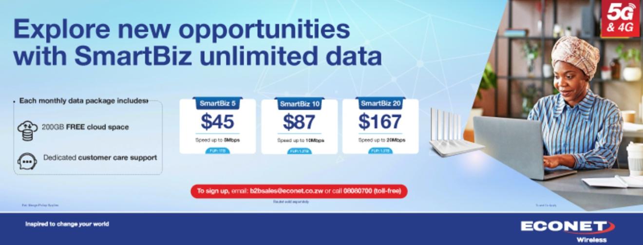 SmartBiz by Econet, Unlimited Data Prices - Techzim