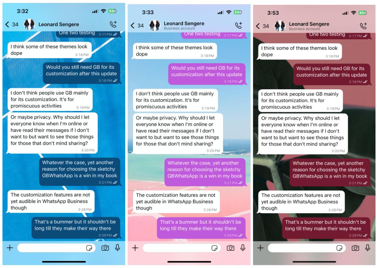 WhatsApp’s New Chat Themes Mean You Don’t Need GBWhatsApp Anymore - Techzim
