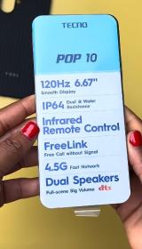 Tecno Pop 10 (128GB, 3GB) - Techzim